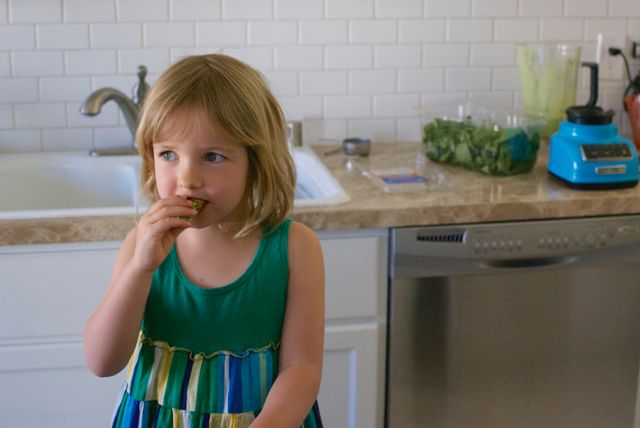 Green Pancakes for Earth Day - Eating Made Easy